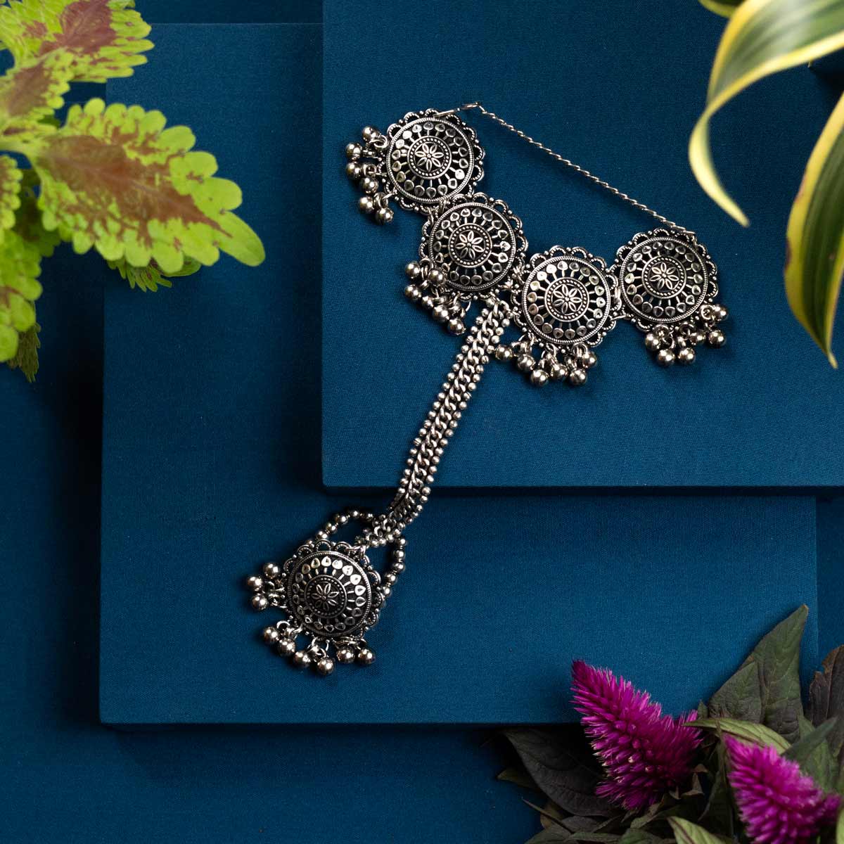Mandala Hathpan Kada Modern Festive Jewelry by Utsaav – Utsaav by Gargi